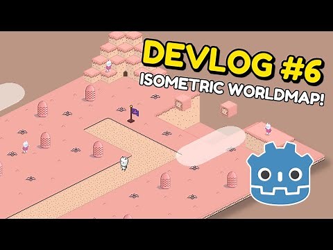 How to make isometric pixelart worldmap in Godot - Professor Bubbles Devlog #6
