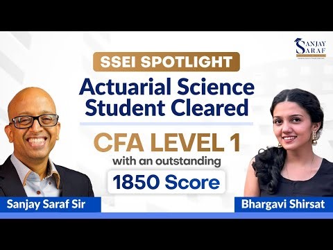 She Cleared CFA Level 1 with an OUTSTANDING 1850 score! SSEI Spotlight - Bhargavi Shirsat