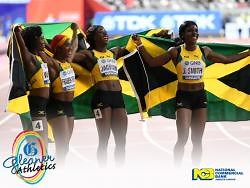 DOHA2019| Another gold for JA...women's sprint relay team delivers in world-leading time