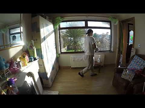 Active Window Film installation. One way silver mirror.