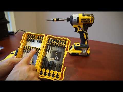 DEWALT 30pc Impact Screwdriving Bit Set and Magnetic Screw Lock Demo DWA2FTS30IRC