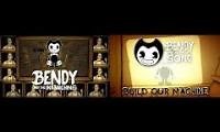 Mix of 2 videos from youtube : BENDY AND THE INK MACHINE SONG (Build Our Machine) acapella vs original