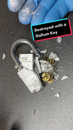How Gallium Destroys a Padlock: A Fascinating Experiment