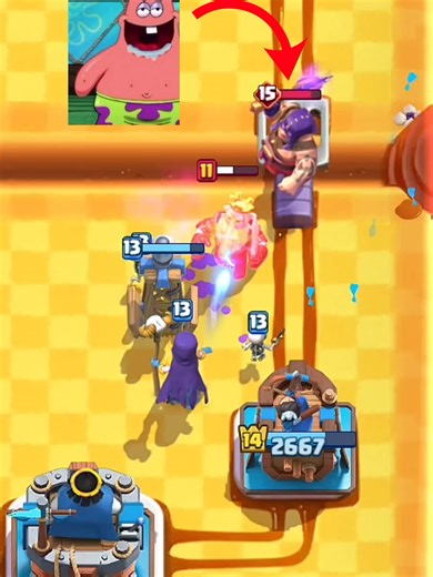 Clash Royale Patrick meme #clashroyale #foryoupage❤️❤️ #clashroyalememes #stupid #edit