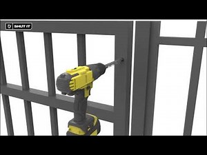 How to install Shut It® Bolt-On Metal Gate Hinges (model CI3720)