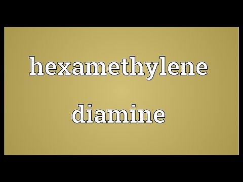 Hexamethylene diamine Meaning