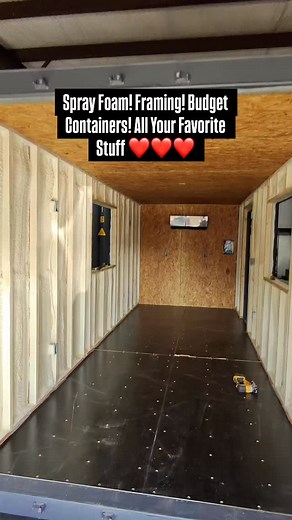 Spray Foam! Framing! Budget Containers! All Your Favorite Stuff ❤️❤️❤️ #shippingcontainer | Simple Shipping Containers