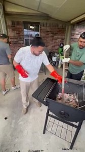 3.4K views | These guys bought a new barbecue after accidentally burning a hole through their old one. Here, they were transferring the hot charcoal from the old barbecue to the new one. | Jukin Copyright Management | Facebook