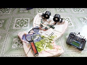 Tôi Chế Tạo Bo Bo Thái Bạch Tuộc Điều Khiển Từ Xa 2 Fan | I am making a remote-controlled jet toy.