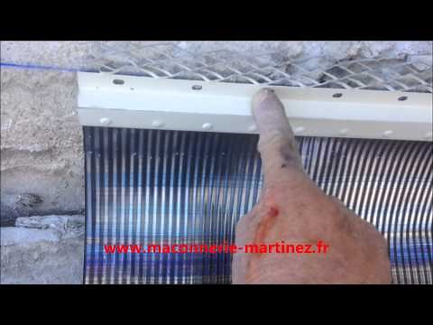 Comment poser en solin en plomb neuf ou rénovation WWW.MACONNERIE-MARTINEZ.FR