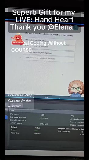 One of the best Gifts in my LIVE. Thank you, Elena🌑! For your support to my content. #tiktoklive #livehighlights #livegift #handheart