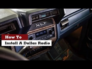 How To Install a RetroSound® Dallas Radio