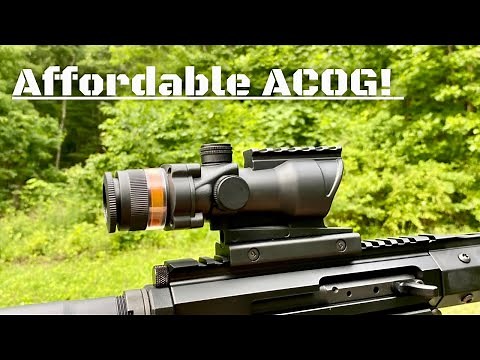 4x32 Tactical ACOG from Pinty... A nice little fiber optic tactical rifle scope!