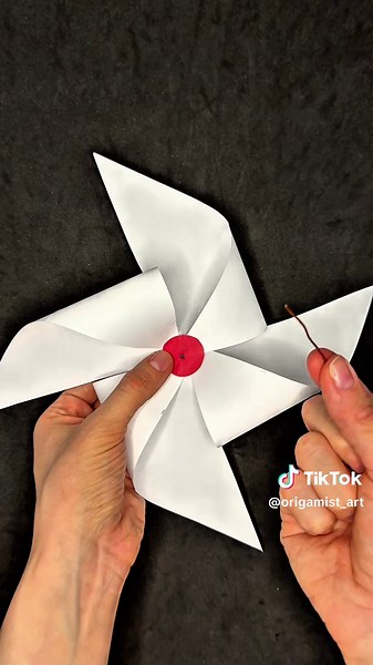 How to Make a Paper Pinwheel in 5 Minutes