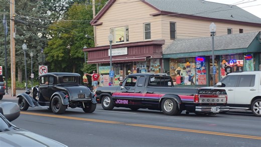 32K views · 947 reactions | Hot Rod Model A & Dodge dually cruising Canada Street, Lake George New York | Samspace81 | Facebook