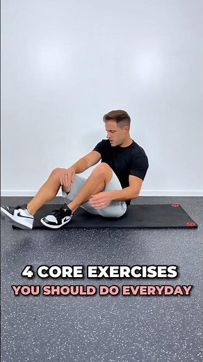 4 Core Exercises You Should Do Everyday (Increase Core Strength!) #corestrength