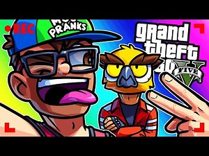 GTA 5 Funny Moments - Moo Pretending to be a Youtube Prankster!