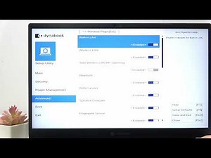 TOSHIBA Dynabook Tecra - How to Limit Battery Charging? | Extend Battery Lifespan