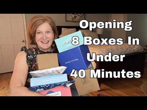 Unboxing 8 Fabulous Subscription Boxes In Under 40 Minutes