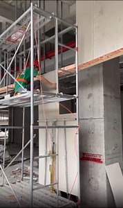 One-Person Operation Drywall Jack Lift - Steel Stable Drywall Lift Panel Hoist w/Adjustable Telescopic Arm - Heavy Duty Sheetrock Lift for Commercial & Home Use - Easy Assembly(Model 2 max H 3.5m/11.5