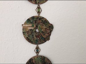 #Altered CD`s DTP für creArtive-corner #MixedMedia # Tutorial #step by step