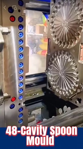 34K views · 11 reactions | 48-Cavity spoon mould  Contact for any plastic Mold #plasticmould #spoonmould | HassanPlas | Facebook