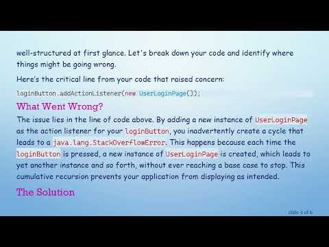How to Fix Your Swing Application Not Appearing Issue in Java