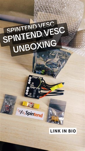 VESC Unboxing - Dual Ubox Aluminium Lite from Spintend