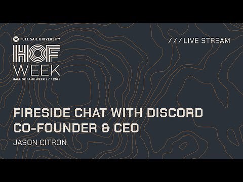 Fireside Chat with Discord Co-Founder & CEO Jason Citron | Full Sail University