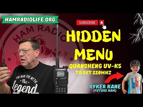 Quansheng UV-K5 Hidden Menu for extended Transmit