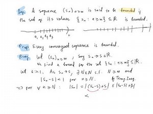Real Analysis, Lecture 6 (Limit laws for sequence convergence)