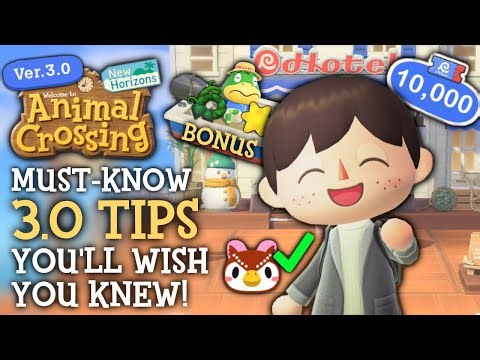 3.0 Tips & Tricks You'll Wish You Knew Sooner - Animal Crossing New Horizons