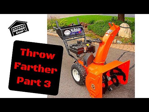 Make Your Snowblower Throw Farther Part 3. DIY Impeller Kit Install On An Ariens Snowblower.