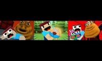 Mix of 3 videos from youtube : All Pou Games For Mr Duarte XD At The Same Time