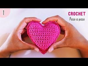 How to crochet a heart quickly and easily for Valentine's Day. Part 1