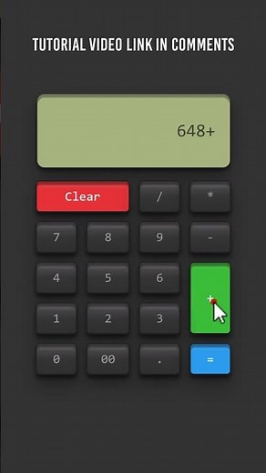 How to Make Calculator using Html CSS and Javascript #shorts
