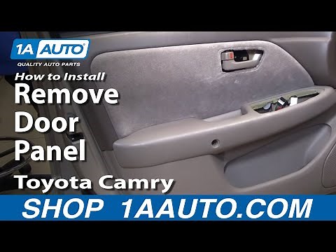 How To Remove Door Panel 97-01 Toyota Camry