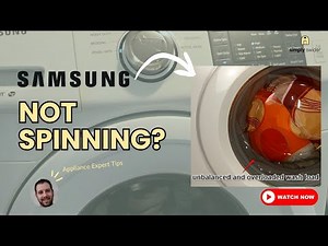 Samsung Washer Won't Spin? DC/3E/DE/UB Error Codes - 4 Fixes (90% Success!)