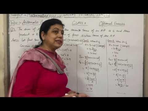 Arithmetic Progressions | Optional Exercise | Unit 5 | Class 10