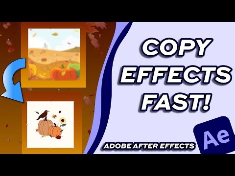 How to Copy & Paste Effects in Adobe After Effects