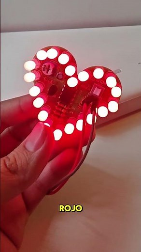 Proyecto fácil y bonito: corazón LED con PCB ❤️ Ideal para principiantes