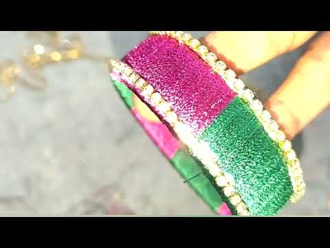 Beautiful Thread Bangles Design Part 2 | Step-by-Step Jewellery Tutorial