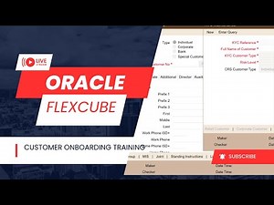 How to Onboard a Customer in Oracle FLEXCUBE Universal Banking | Full Live Demo