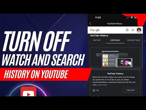 How To Turn YouTube Search and Watch History Off
