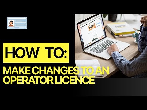 How to make changes to an operator licence - Transport Manager CPC case study