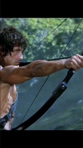 Rambo Shooting An Explosive Arrow