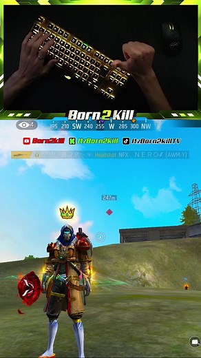 B2K vs pro players (everyone's easy) 👑 . #born2kill #B2K #explore #foryoupage #viral #fyp #garena #share #Born2Kill #freefire
