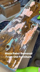 187K views · 879 reactions | Satisfying Paint Removal #asmr #paintedfurniture #Restoration | Mad City Modern | Facebook