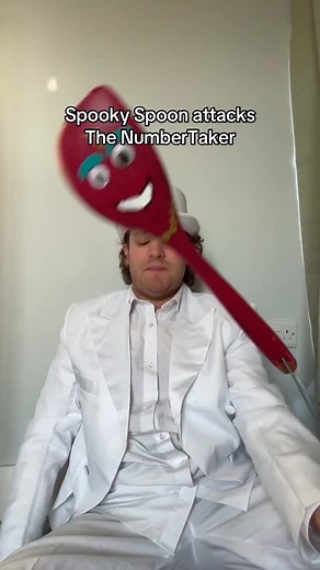 72K views · 141 reactions | Spooky Spoon attacks The NumberTaker  #life #inspiration #numberjacks | Isaac H.P | Facebook