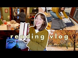 cozy reading vlog: reading a fav book of the year + prepping for travel! ✈️